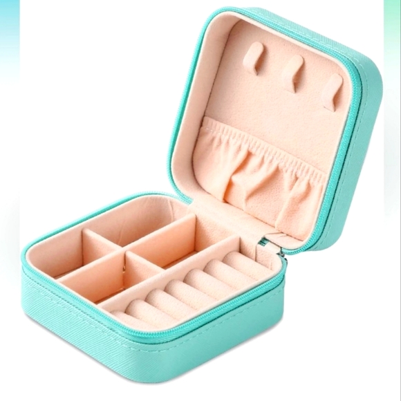 Jewelry | Small Travel Jewelry Box Tiffany Blue | Poshmark